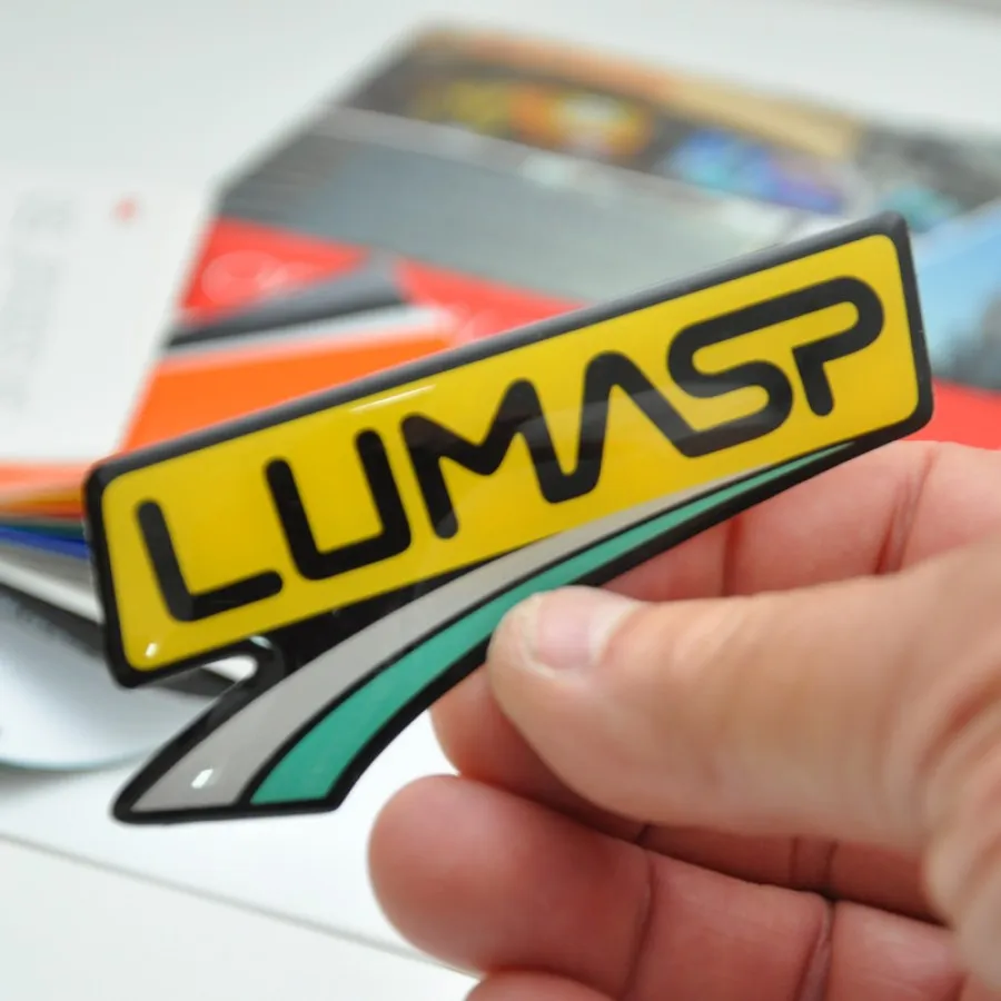 Adesivos Resinados Alto Relevo | Qualidade Premium Sob Medida